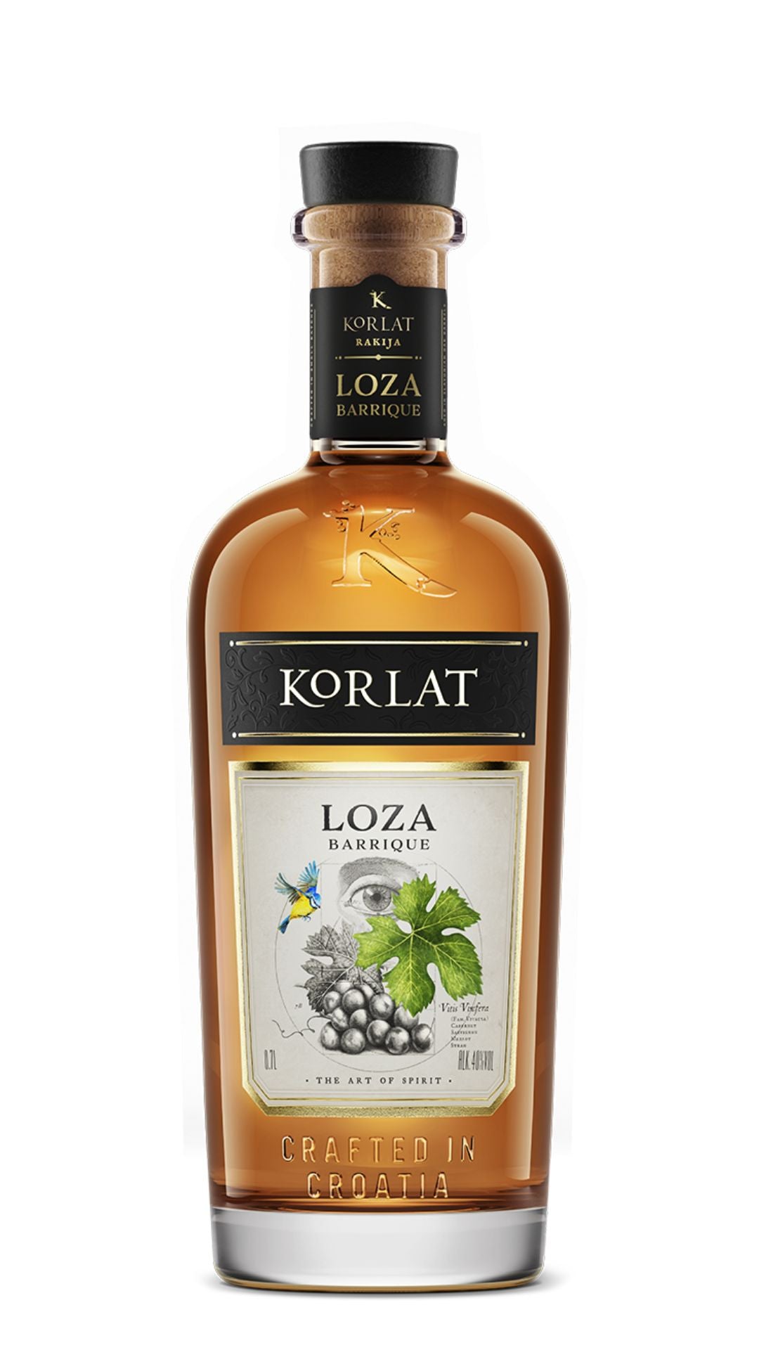 Badel Korlat Loza Grape Brandy | Premium Croatian Rakija – Podrum Food ...
